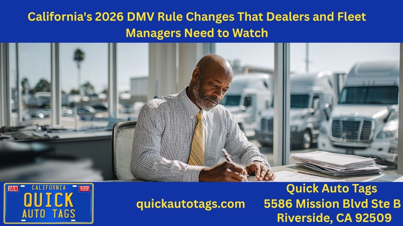 California's 2026 DMV Rule Changes: What Dealers and Fleet Managers ...
